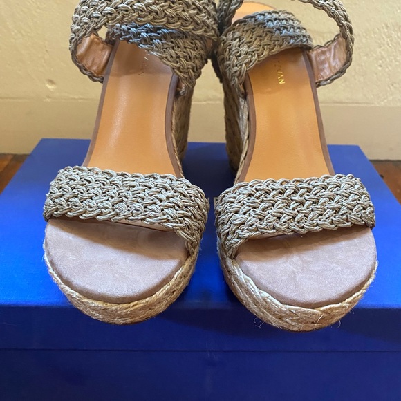 Stuart Weitzman | Shoes | Stuart Weitzman Alex Crochet Wedge Sandal ...